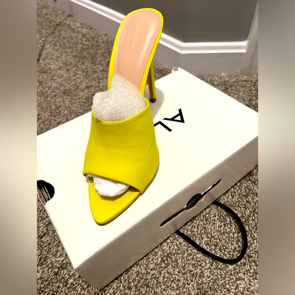 Shoes | Neon Green Slide | Poshmark